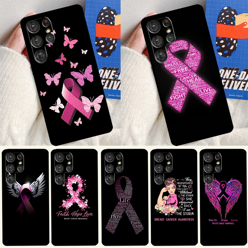 Breast-Cancer-Awareness-Phone-Case-For-Samsung-Galaxy-S23-S22-Ultra ...
