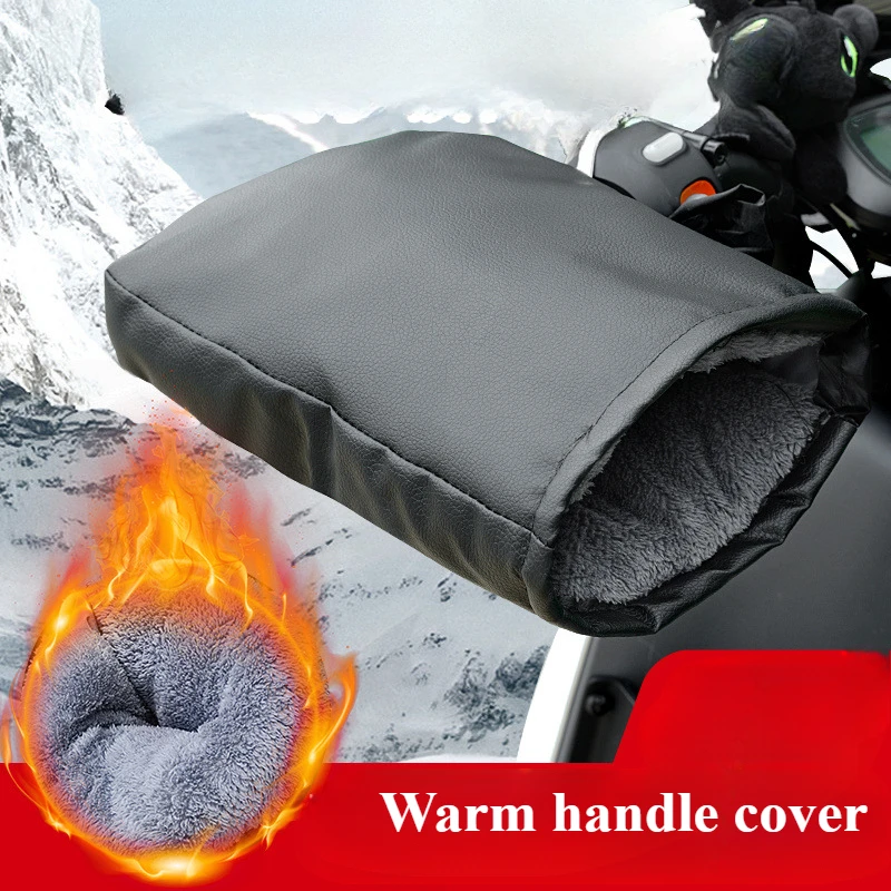 Motorcycle Handlebar Muffs Winter Equipment Mitts Warmer Gloves ...