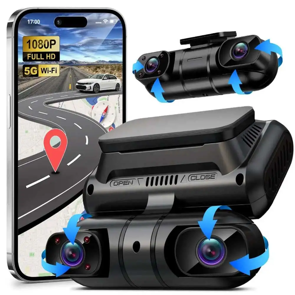 360-Degrees-Car-DVR-Dash-Cam-Built-in-WiFi-GPS-24h-Parking-Monitor-4 ...