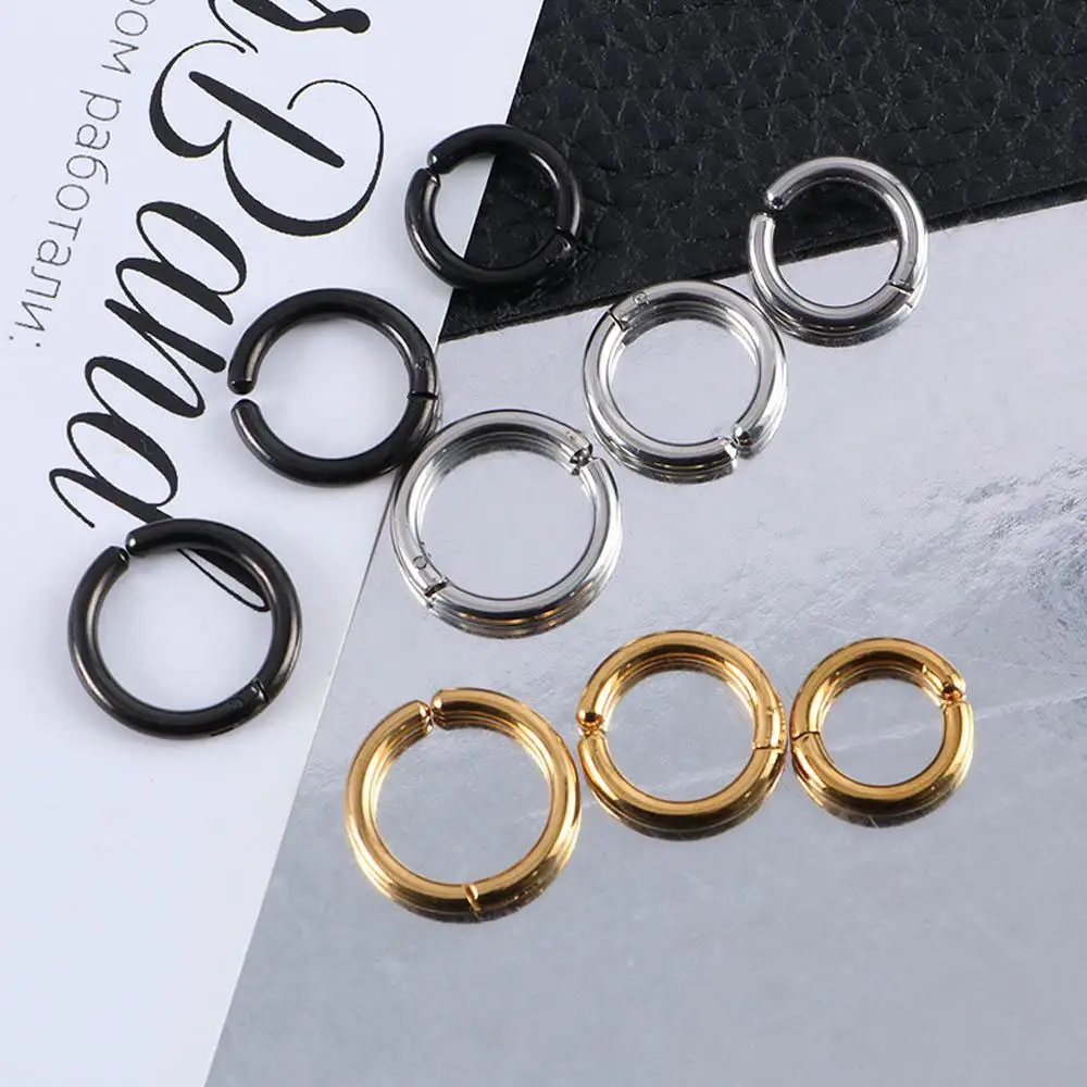1PC-Punk-Style-Round-Clip-Earrings-Personality-Titanium-Steel-Ear-Cuffs ...