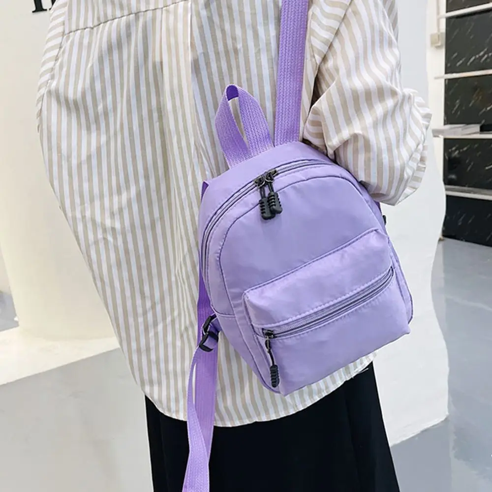 Fashion-Mini-Backpacks-Teen-Girls-Small-School-Bags-Nylon-White ...