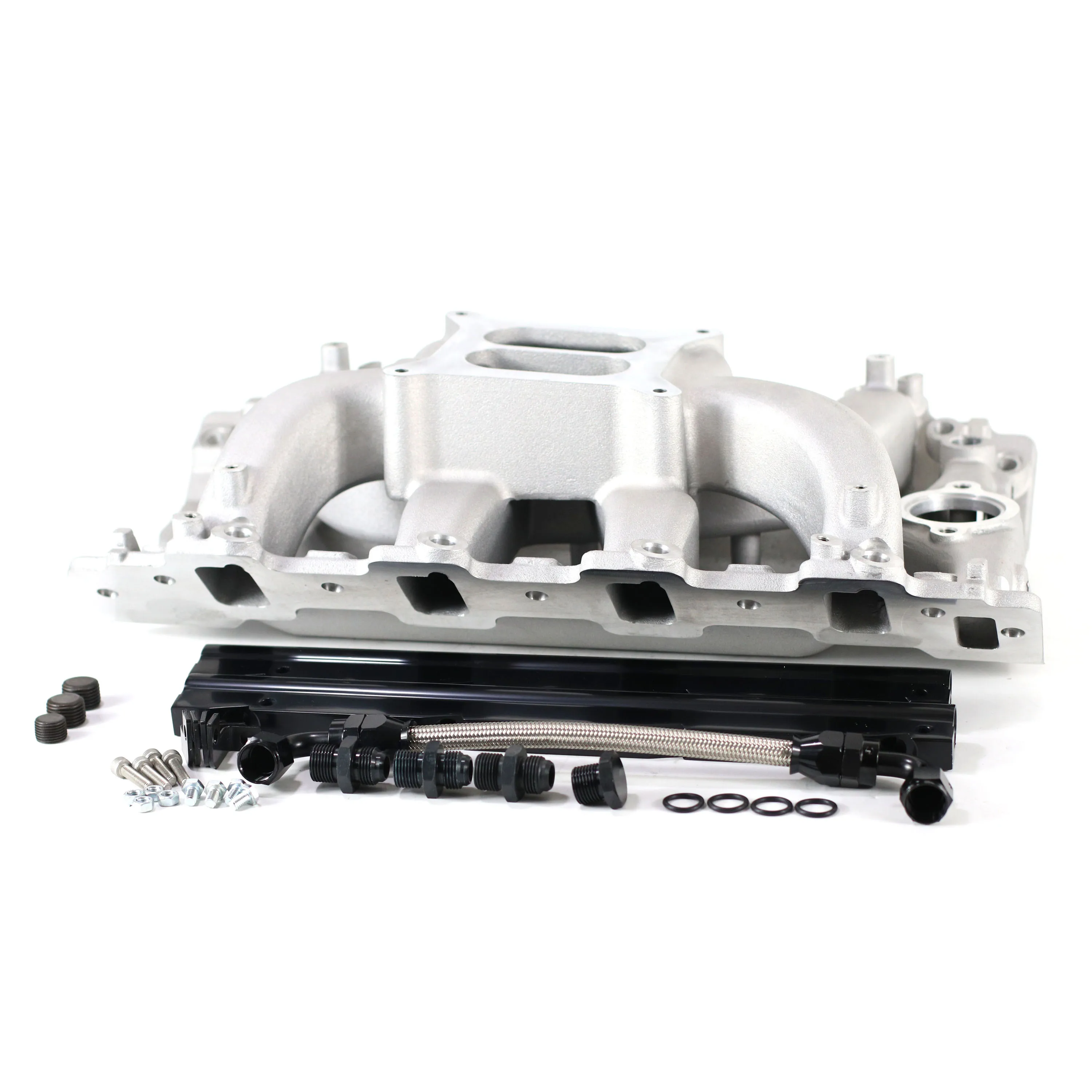 SherryBerg-4-BBL-Throttle-Body-Intake-Manifold-EFI-With-Fuel-Rails-Dual ...