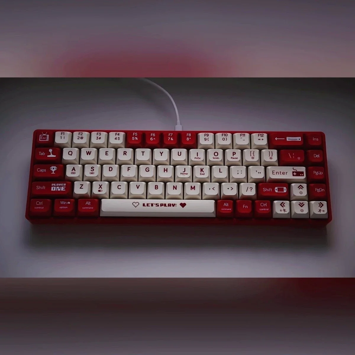 Game-Hot-Swappable-Small-Keyboard-Notebook-Tea-Axis-Axis-68-Keys-Dual ...