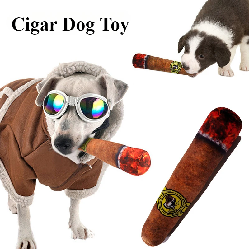 Pet-Dog-Simulation-Plush-Sound-Resistant-Chew-and-Grind-Teeth-Cigar ...