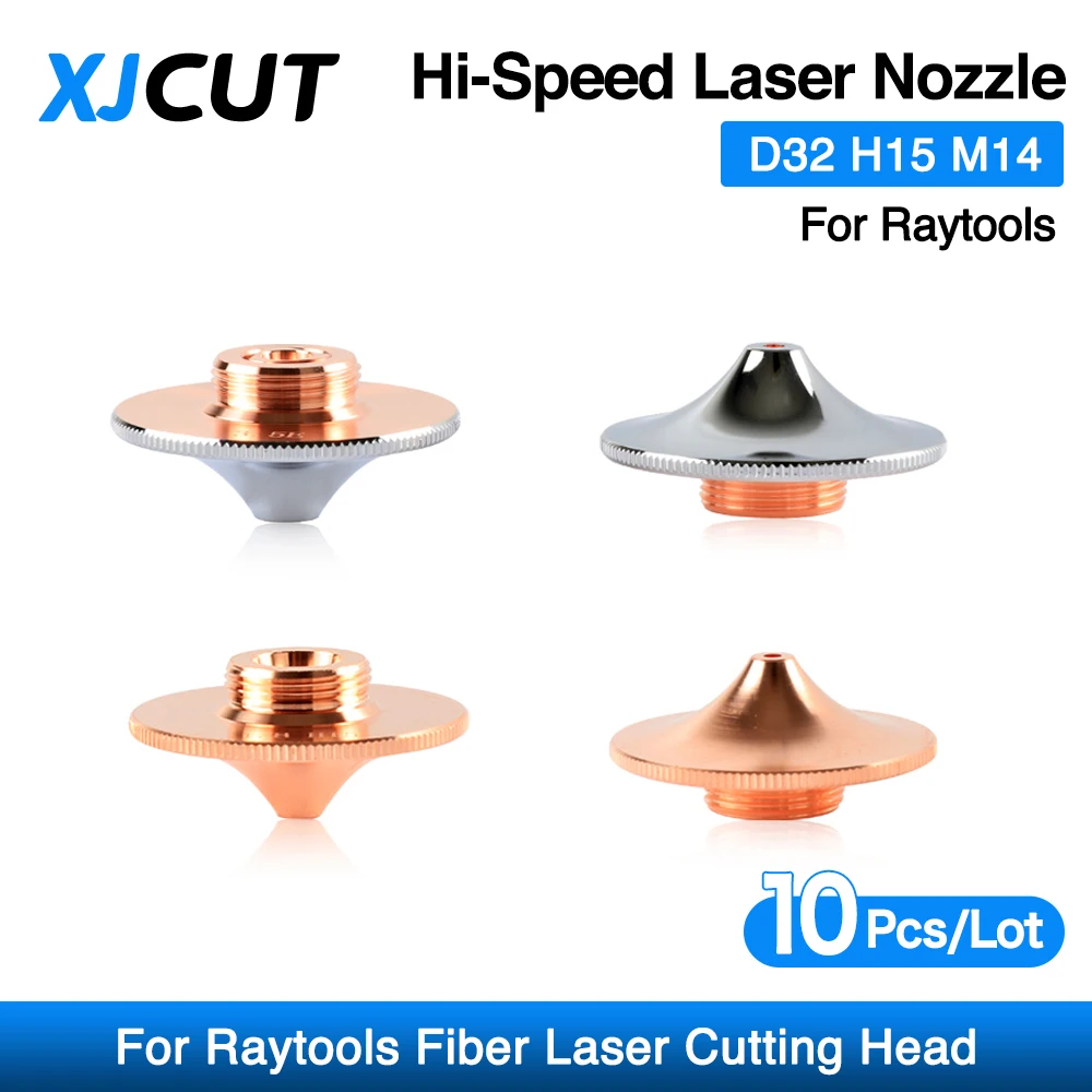 XJCUT-10Pcs-lot-Raytools-Laser-Nozzle-D32-H15-M14mm-1-0-4-0-Single ...