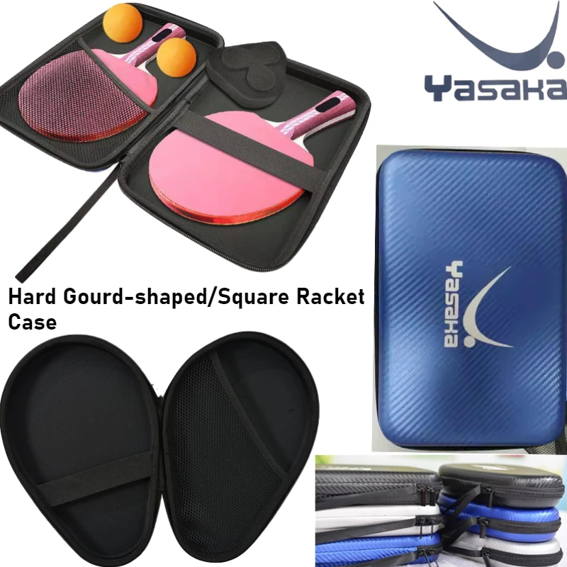 YASAKA Hard Table Tennis Racket Gourd-shaped/Square Racket Case Can ...