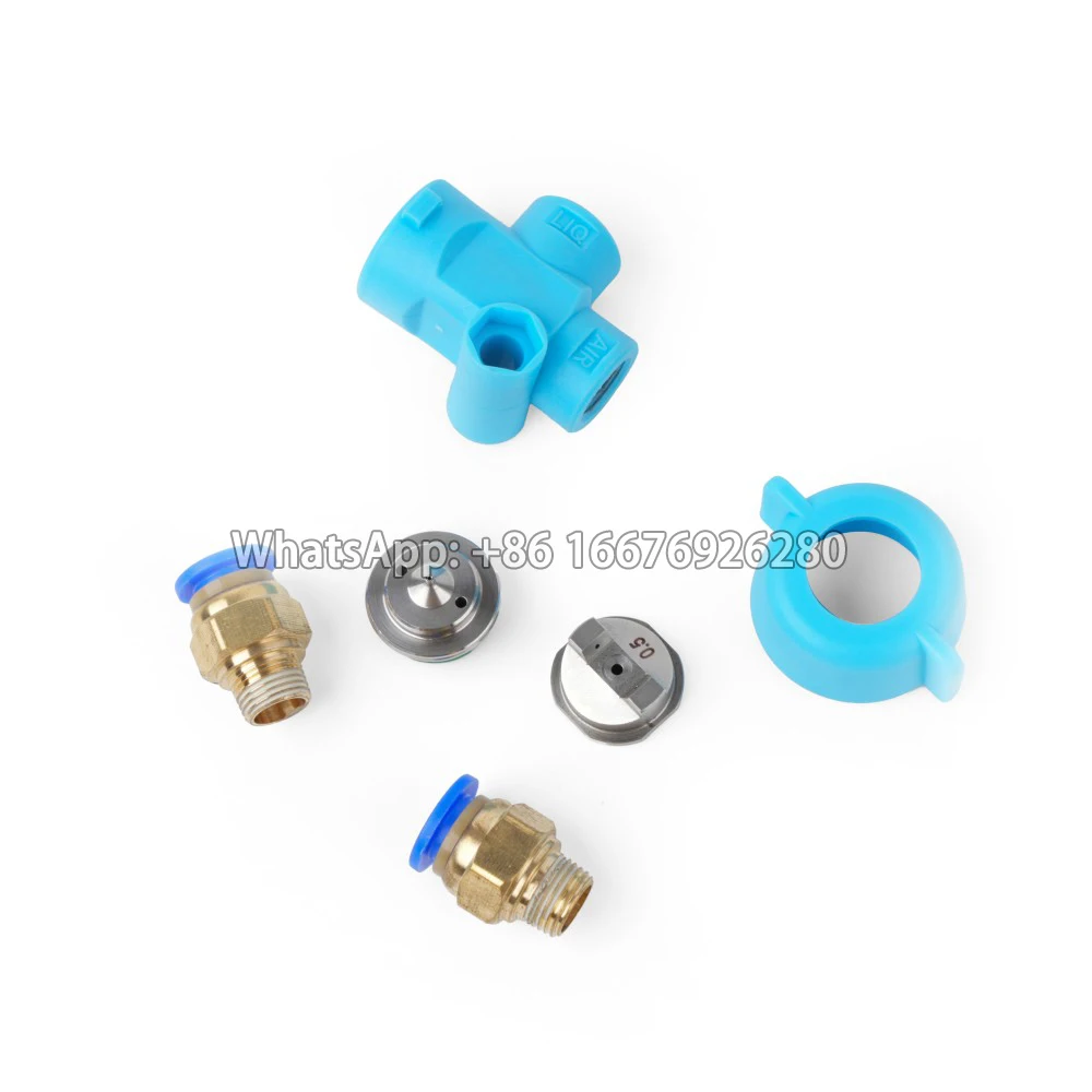 Air-Atomizer-Nozzle-Blue-Light-Spray-Nozzle-Lubricating-Air-Atomizing ...