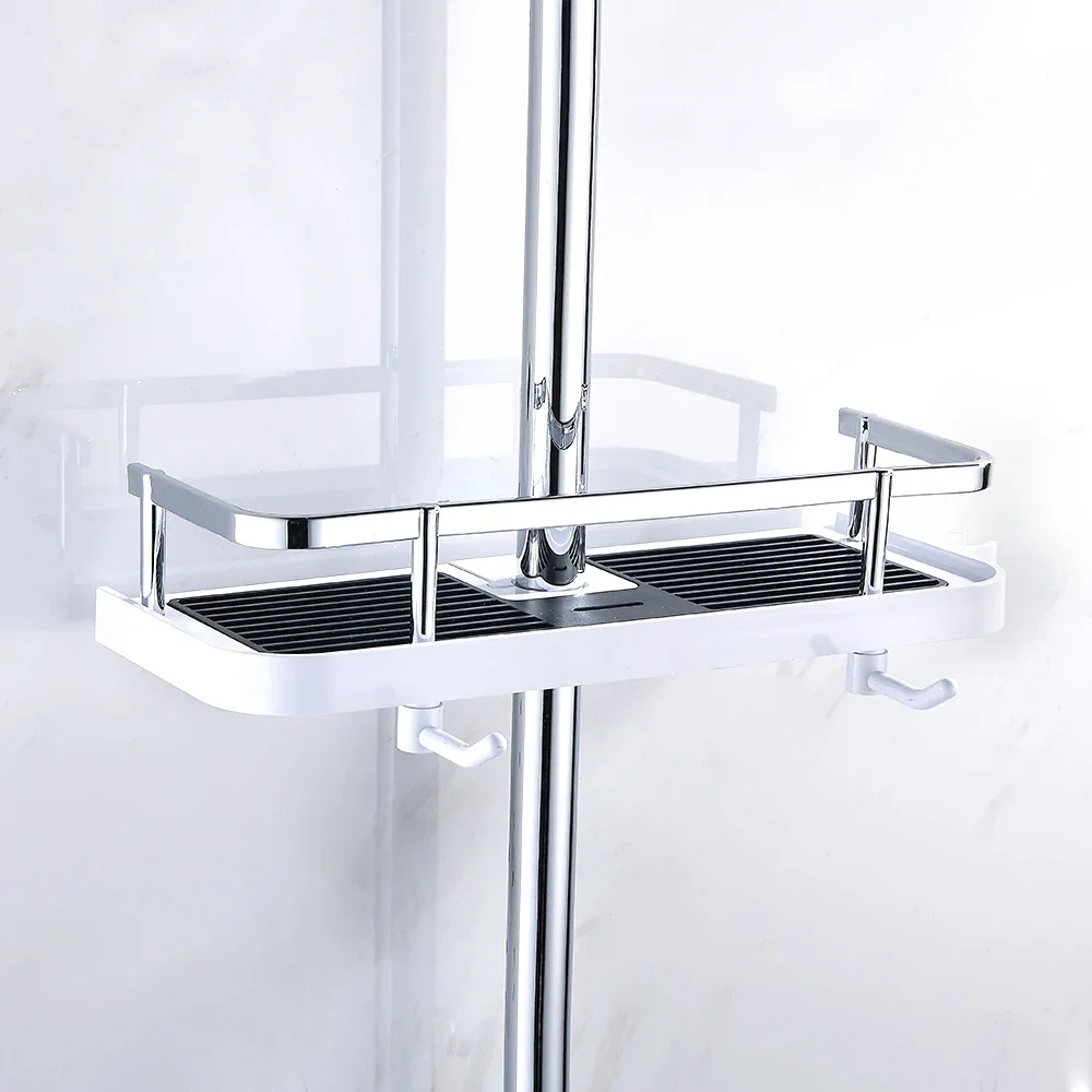 Shower-Storage-Rack-Bathroom-Lifting-Rod-Removable-Stand-No-Drilling ...