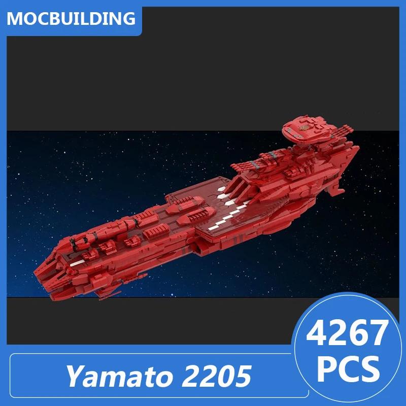 위대한 제국 Garmilas Deusula 제 3 우주 전함 야마토 2205 모델 Moc 빌딩 블록, DIY 조립 벽돌 ...