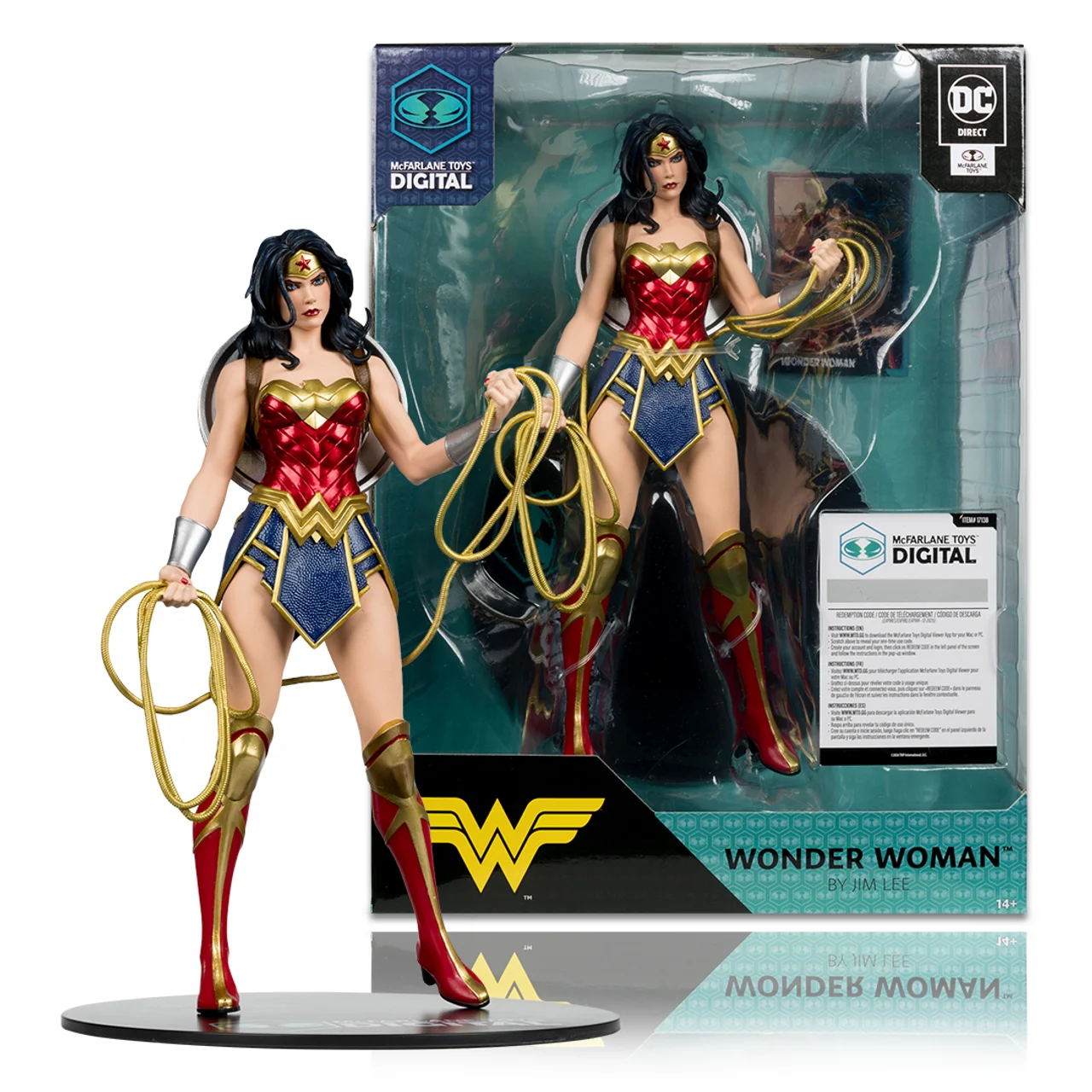 McFarlane-Digital-Collectible-Mulher-Maravilha-Est-tua-DC-Multiverse-Movable-Action-Figures ...