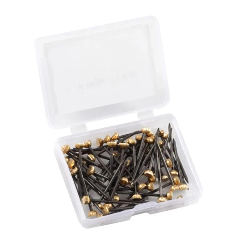 Upgraded Picture Frame Nails Pack of 50 Versatile Half-round Head Nails ...