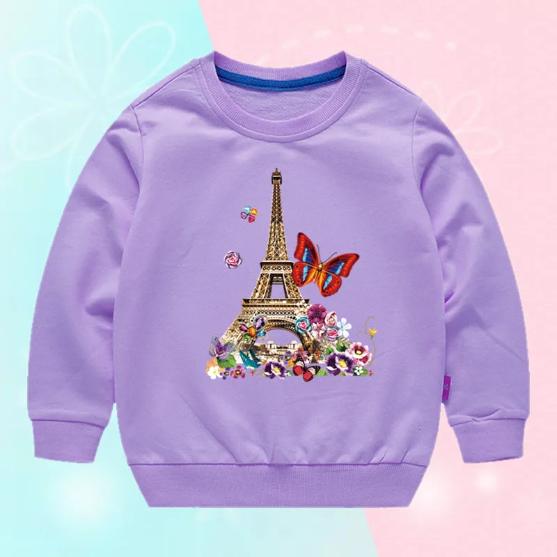 Eiffel Tower Long Sleeve Top Paris France Sweatshirt | Elegant Eiffel ...