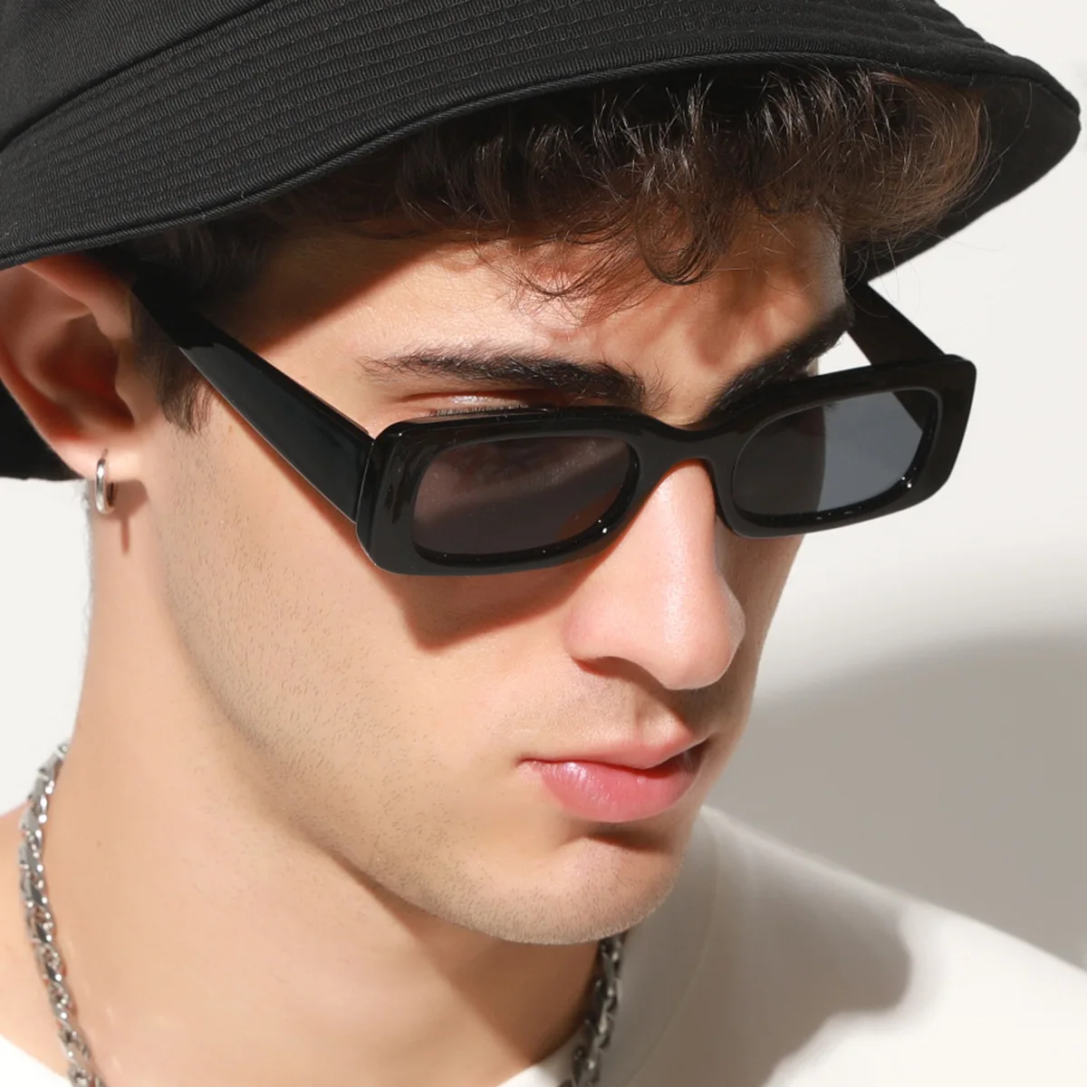 Gafas-de-sol-cuadradas-para-hombre-lentes-rectangulares-de-dise-ador ...