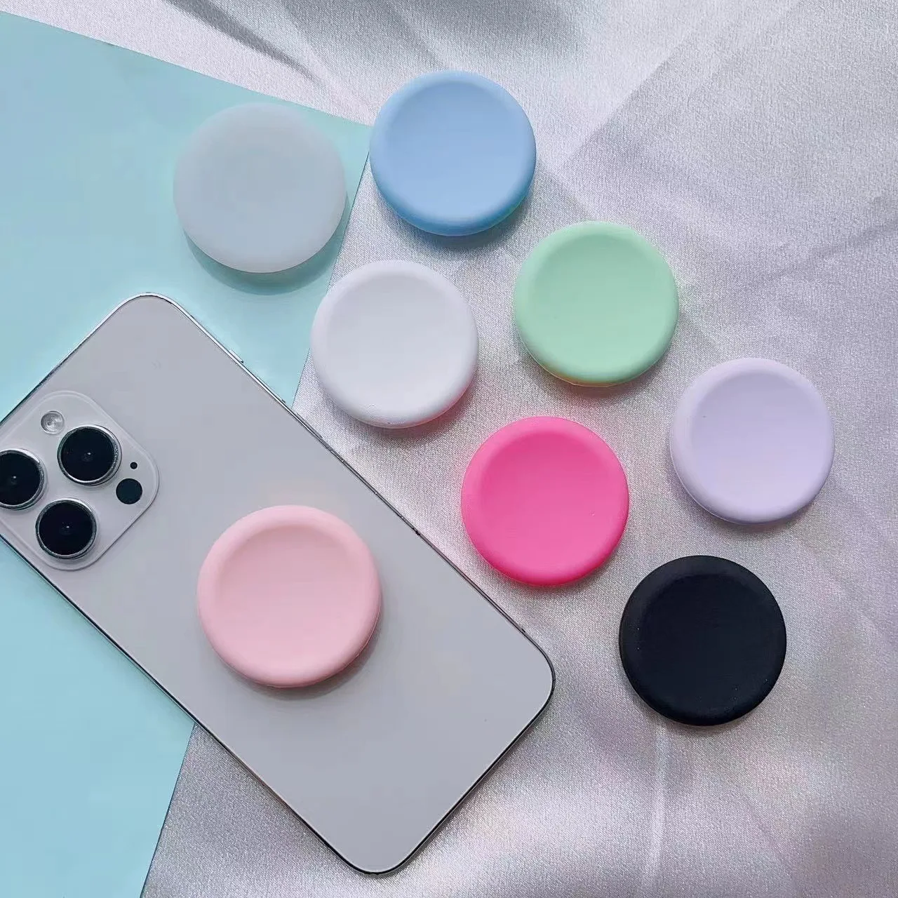 Ins-Candy-Silicone-Phone-Grip-For-iPhone-Samsung-Huawei-Xiaomi-Oppo ...