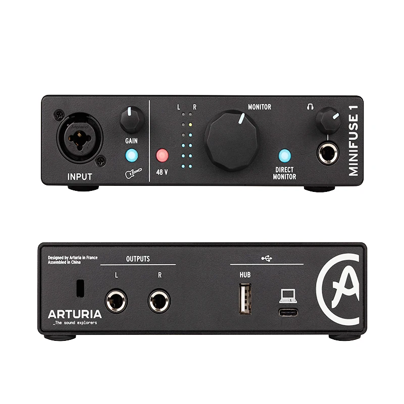 ARTURIA-MiniFuse-1-USB-external-sound-card-MIDI-recording-interface ...