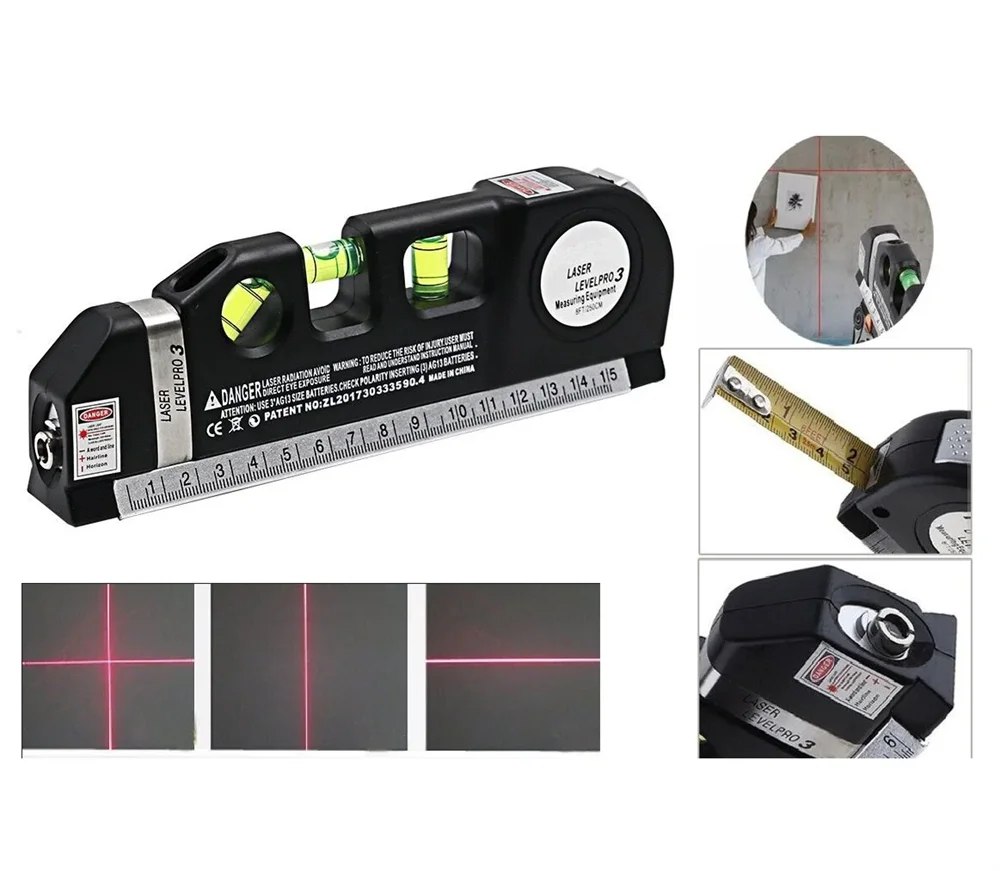 Laser-Level-Multipurpose-Line-Laser-Leveler-Tool-Cross-Line-Lasers-With ...