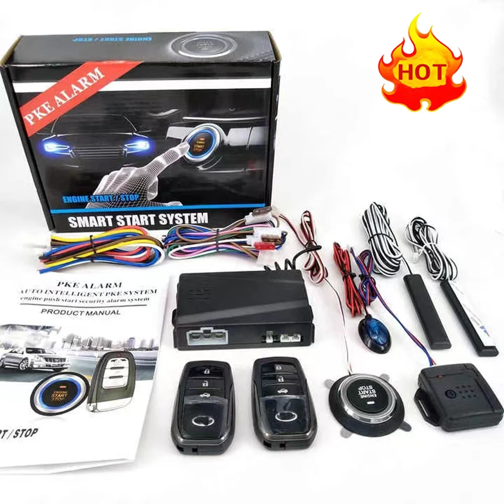 Hot-Sales-Fits-Toyota-Car-Alarm-Passive-Keyless-One-Button-Start-Remote ...