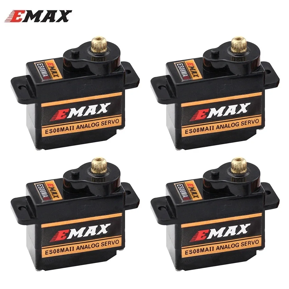 EMAX-ES08MA-ES08MAII-12g-Mini-Metal-Gear-Analog-Servo-for-Rc-Hobbies ...