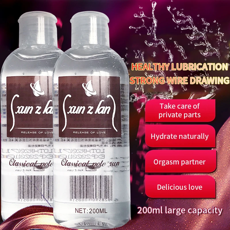 200ml-Water-Base-Lubricant-of-Sex-Anal-Oil-Vagina-Gel-Intimate-Body-SPA ...