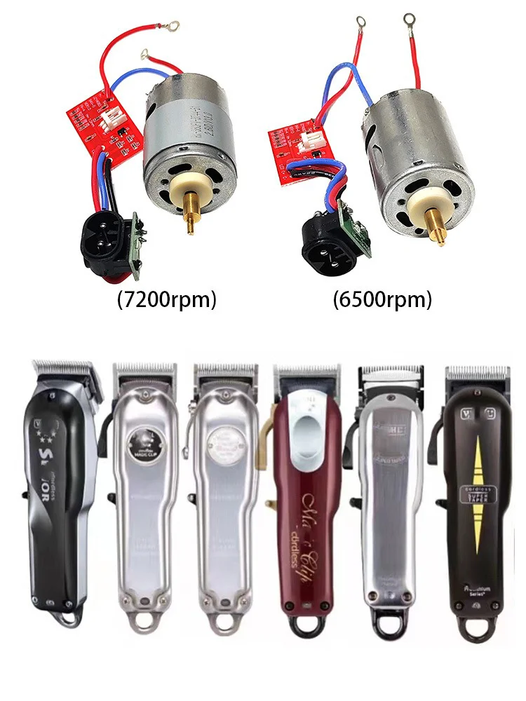 3.6V 6500RPM 7200RPM Men's Professional Hair Clipper Motor Motherboard ...