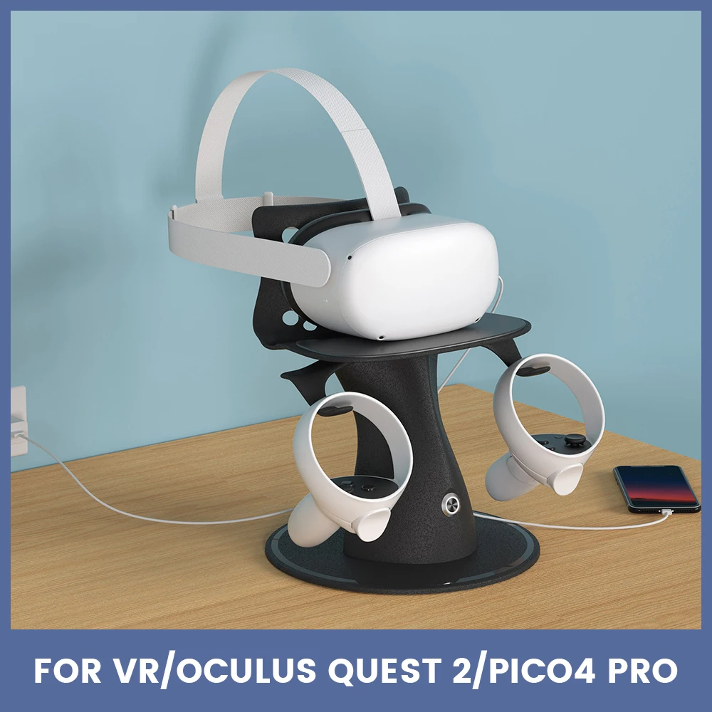 2022 Newest Vr Charging Stand Headset Display And Controller Holder ...