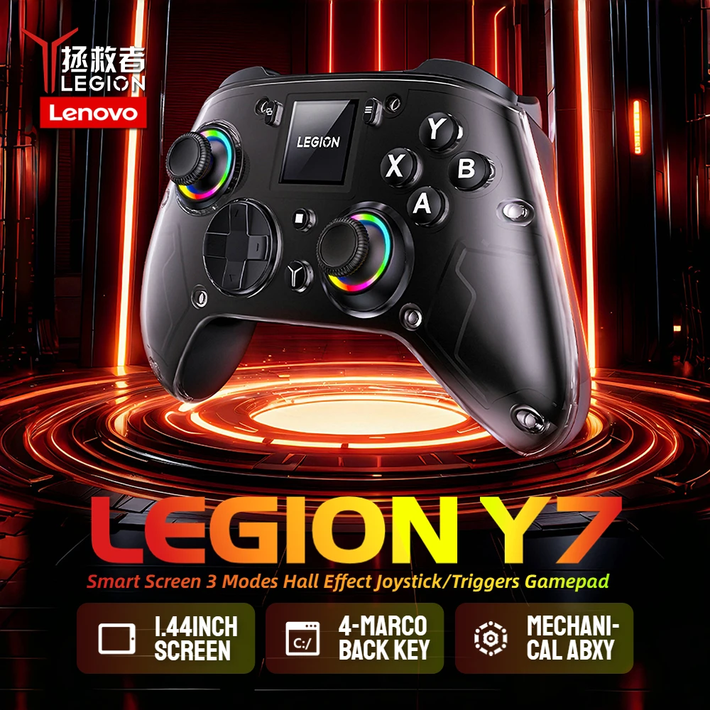 Lenovo LEGION Y7 1.44-inch Smart Screen Wireless Controller 3 Modes for ...
