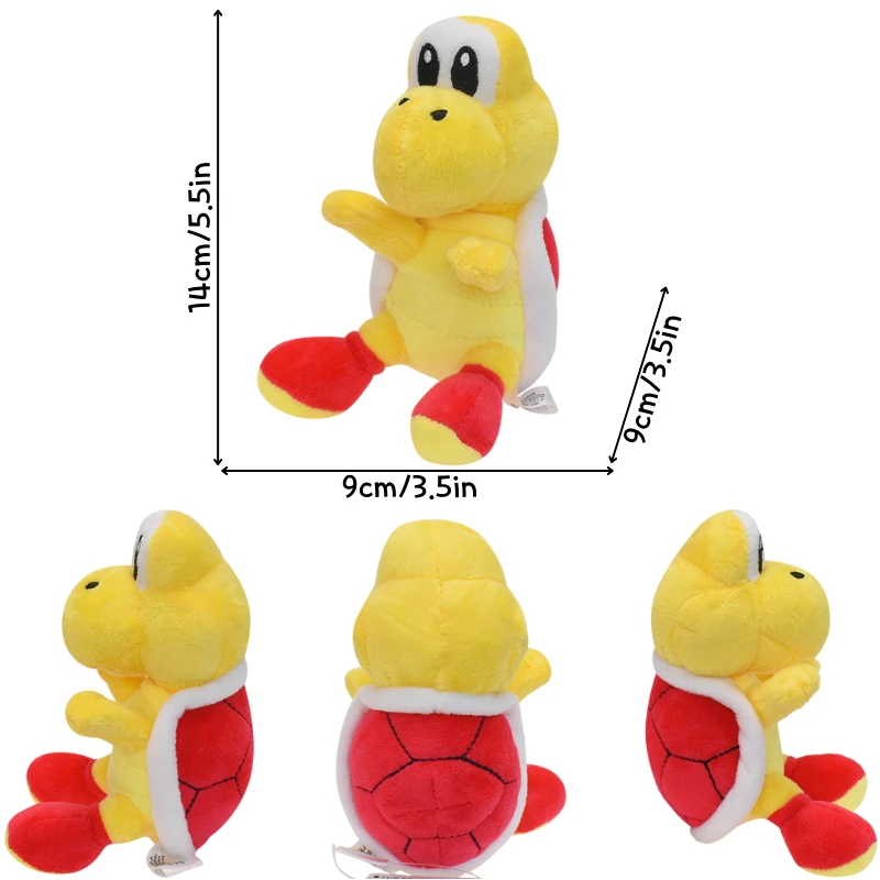 Kawaii Mario Bros Koopa Troopa Bob-omb Buddy Super Star Soft Plush Toy ...