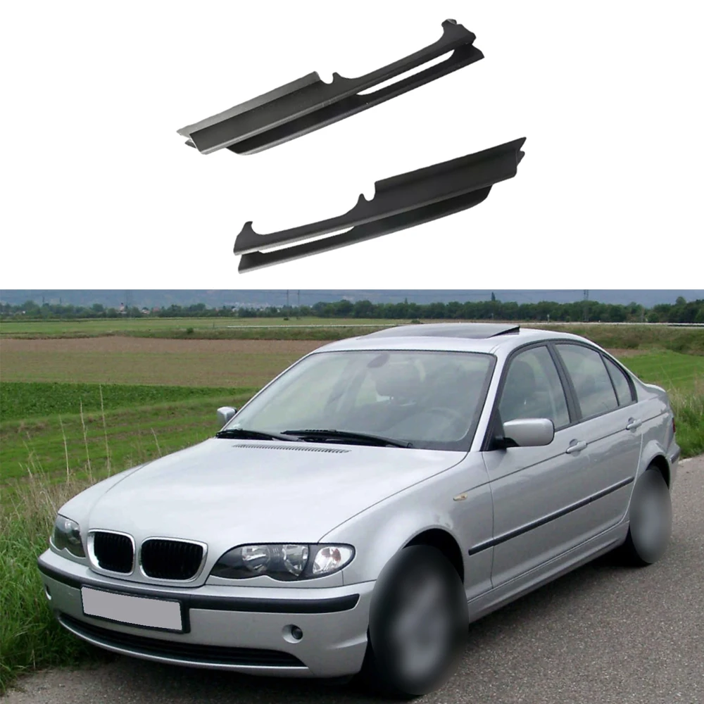 Par-de-rejillas-laterales-inferiores-para-BMW-parachoques-delantero-E46 ...