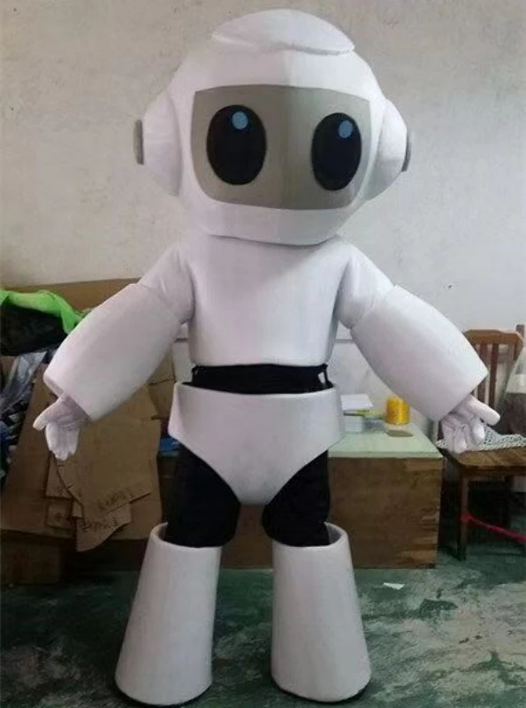 High-Quality-Robot-Mascot-Costume-Cartoon-Anime-Props-Adult-Walking ...