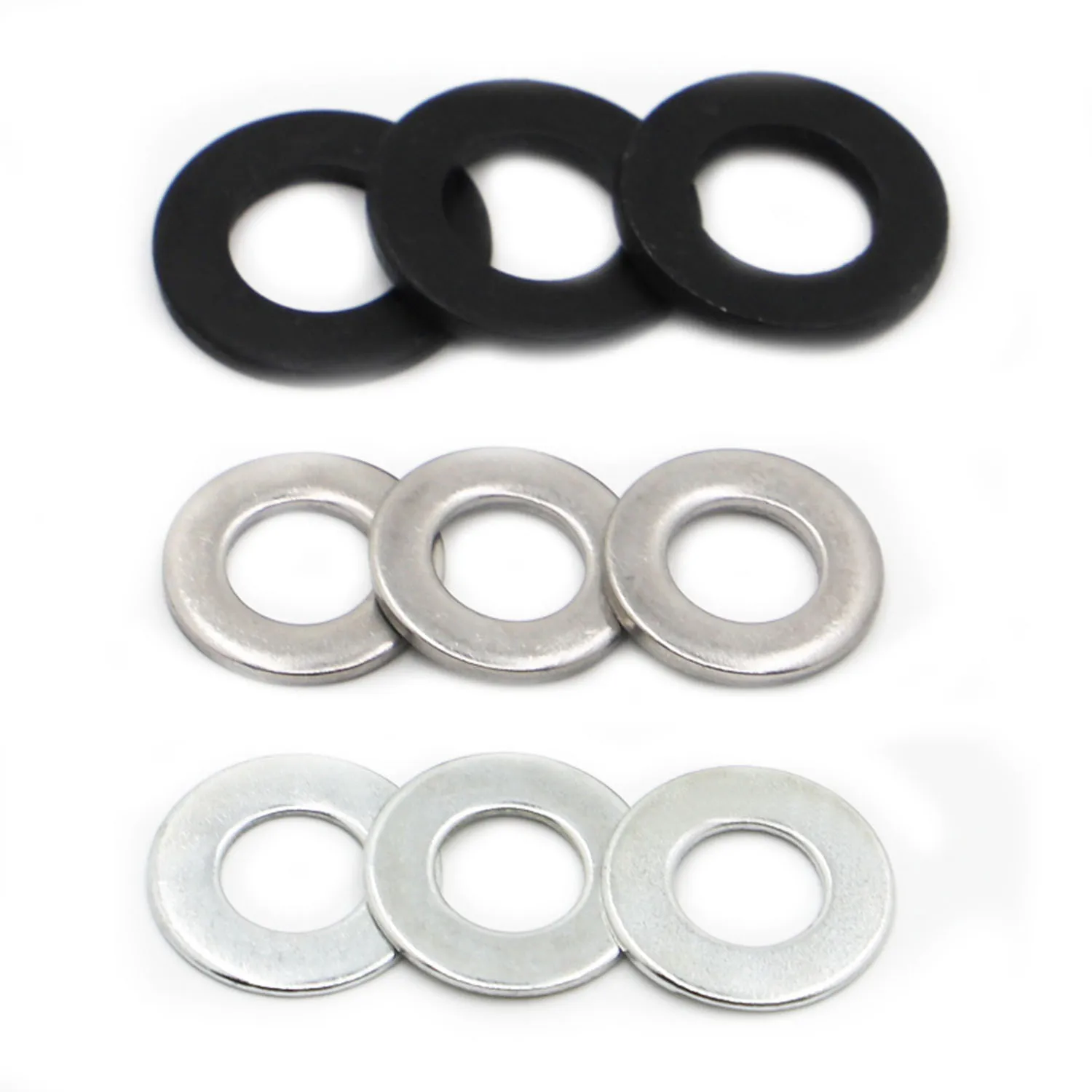 M2 M2.5 M3 M4 M5 M6 M8 M10 M12-M24 Black White Zinc-plated Steel 304 ...