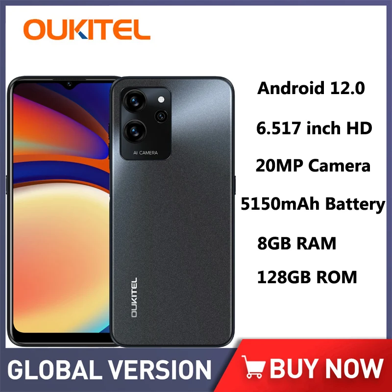 Oukitel-C32-Smartphone-Android-6-52-Inch-8GB-RAM-128GB-ROM-Mobile-Phone ...