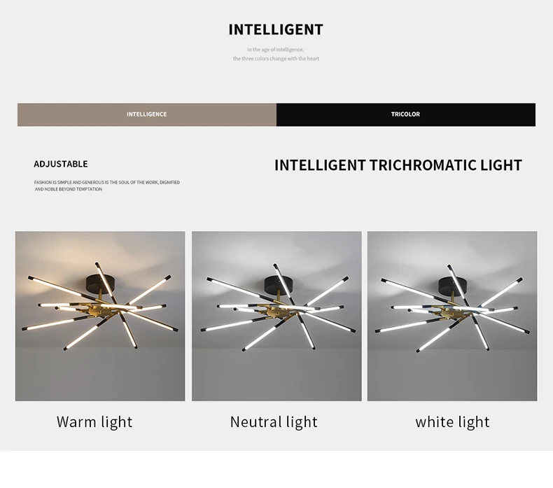 Finchley Remote Control Gold LED Chandelier – NYRALONDON