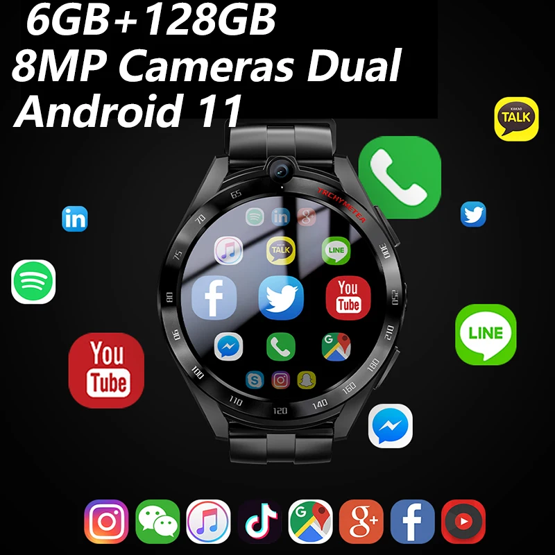 4G-Smartwatch-Men-6GB-128GB-1-6-2MP-8MP-GPS-WIFI-Dual-Camera-HD-Call ...