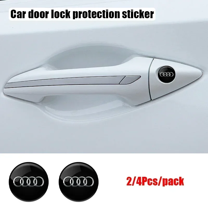 2-4Pcs-Car-Door-Lock-Keyhole-Anti-Clogging-Protection-Stickers-For-Audi ...