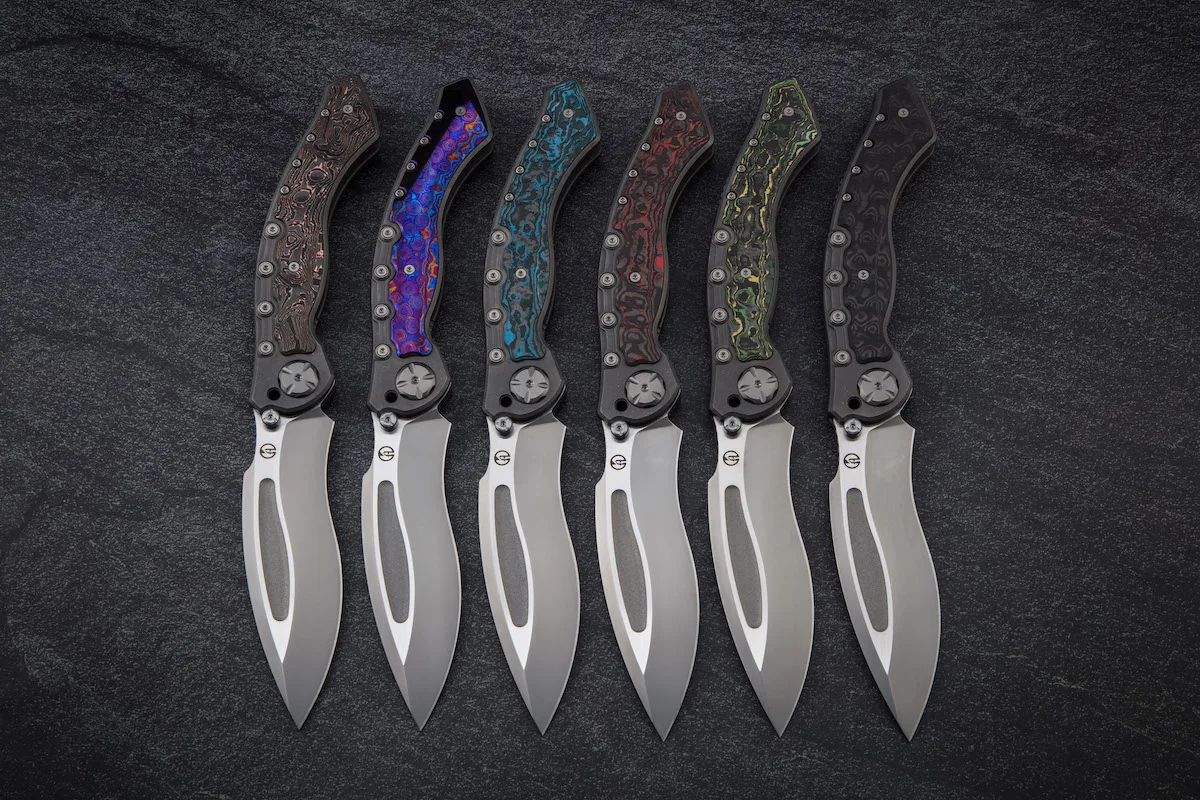 Maxace-Kinfe-Vortex-CF-Inlay-Titanium-Handle-cpm-3v-Blade-Folding-Kinfe ...