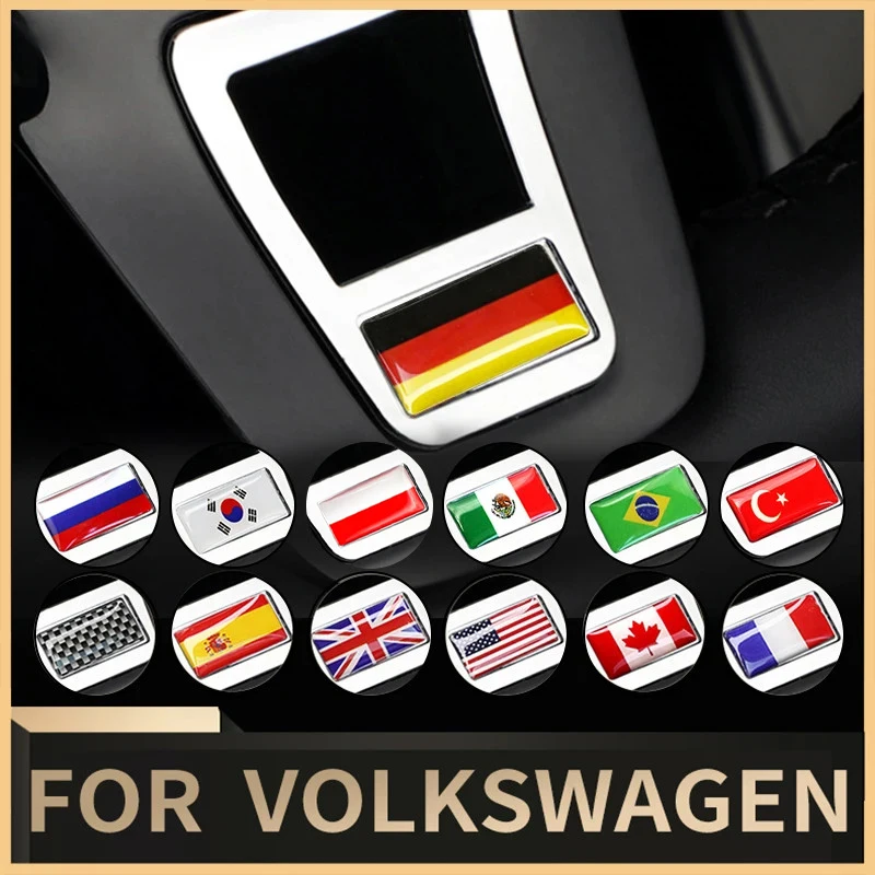 Car-Emblem-Steering-Wheel-Cover-Sticker-For-Volkswagen-VW-Golf-Polo ...