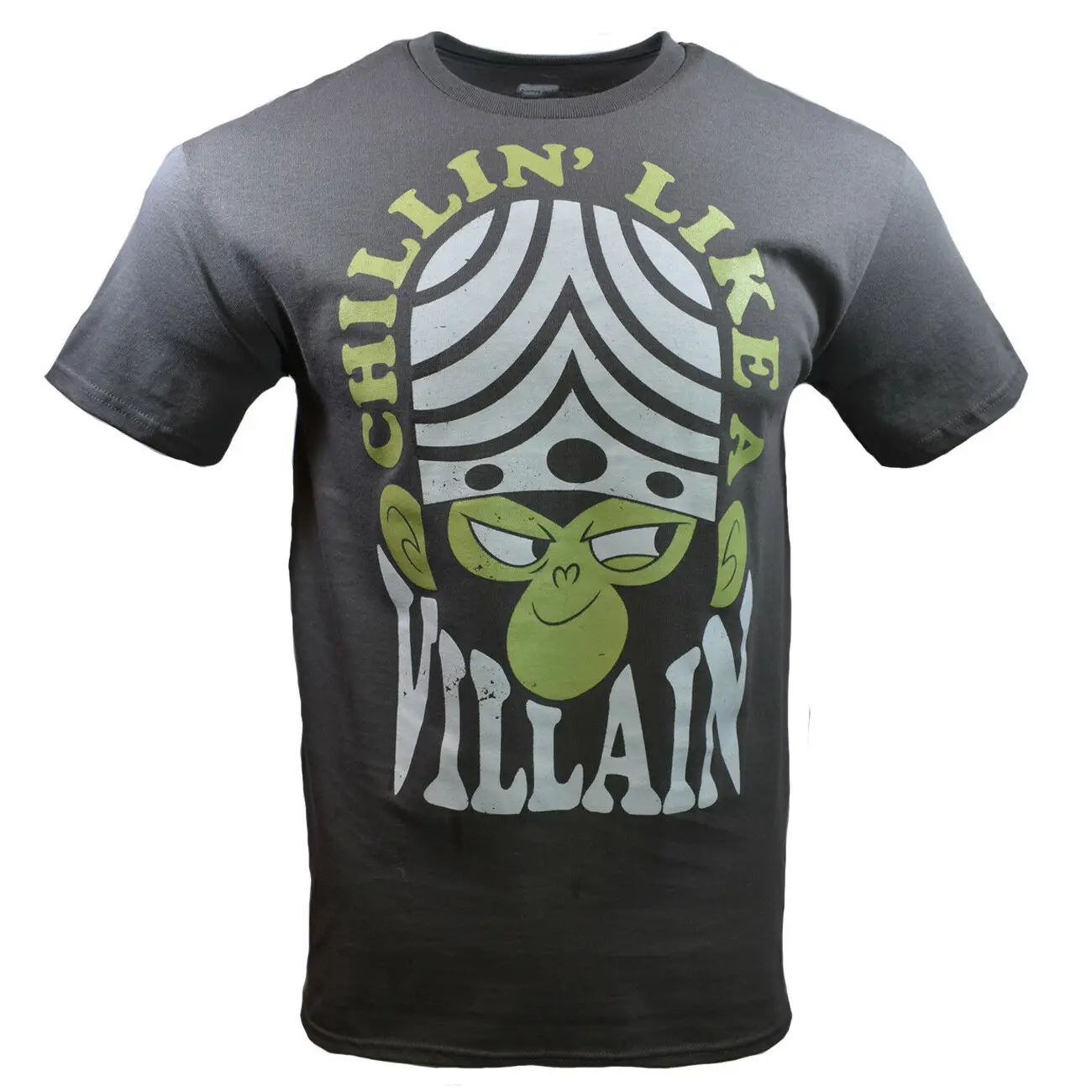 Mojo Jojo Mens T shirt Chillin like a Villain The Power puff Girls ...