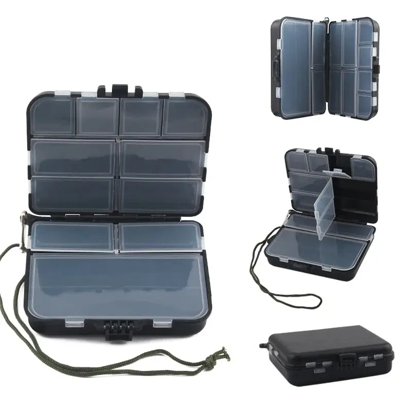 Composable-Space-Plastic-Fishing-Tackle-Box-2-Layers-12-Individual ...