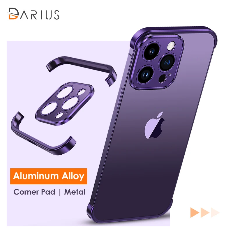 Luxury-Aluminum-Corner-Pad-Metal-Lens-Camera-Protect-Case-For-Iphone-15 ...