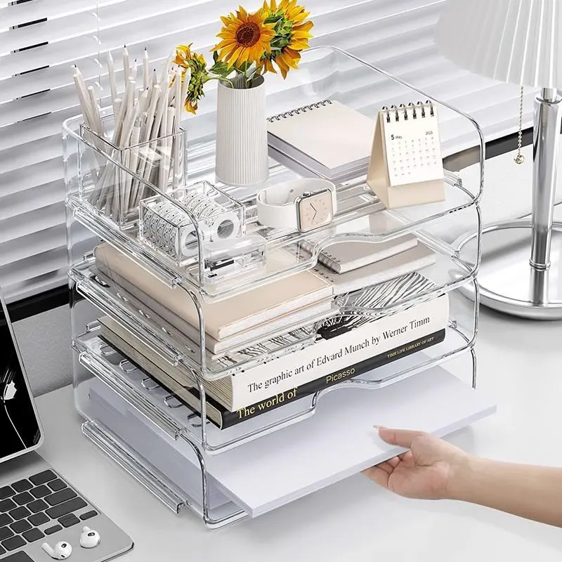File-Organizer-A4-File-Storage-Tray-Fashion-Papers-Rack-Desktop ...