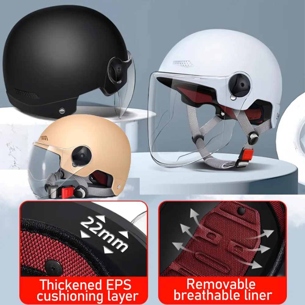 Electric-Bike-Helmet-Lightweight-Half-Bicycle-Helmet-3C-Certification ...