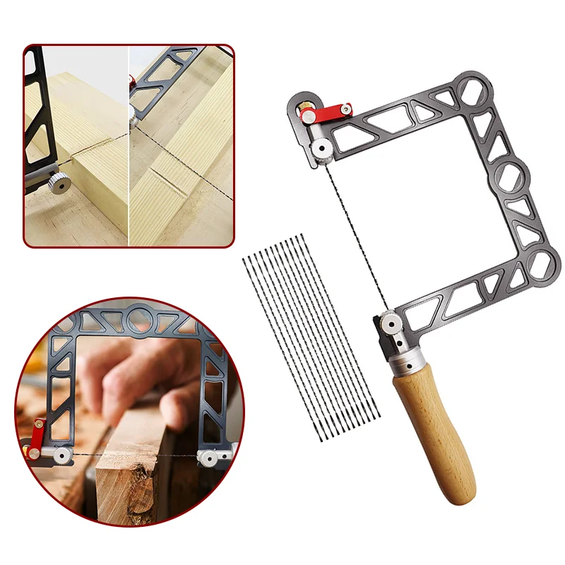 Coping-Saw-Woodworking-Drawing-Wire-SawAluminum-Alloy-Frame-Curve-Saw ...