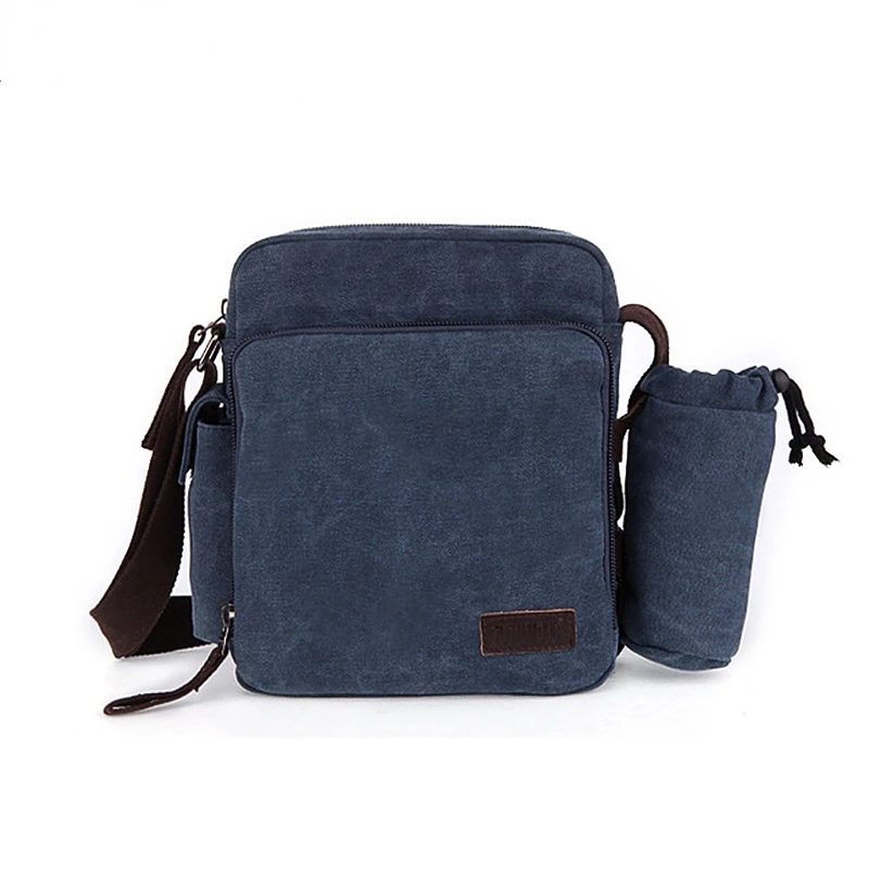 Men's Fashion Canvas Small Casual Men Mini Male Cross Body Shoulder ...