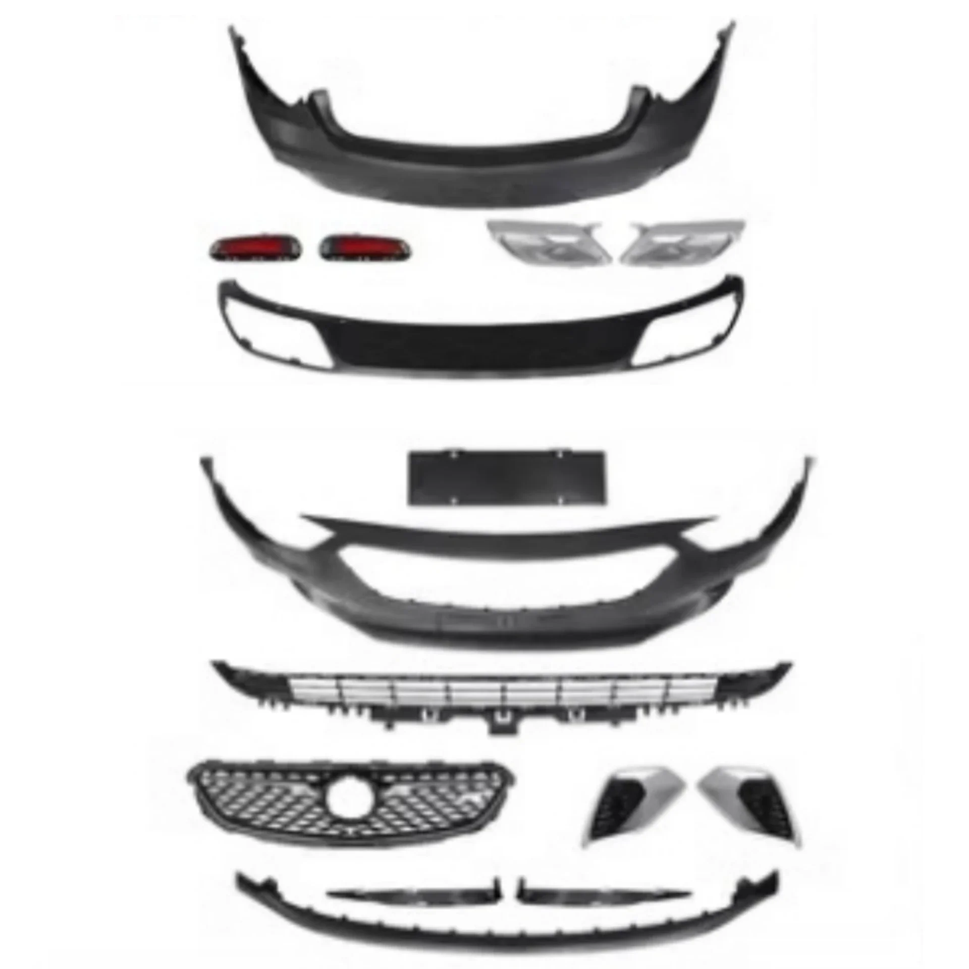 Body-Kit-Front-Rear-Bumper-Assembly-Grille-for-Buick-Regal-Opel ...