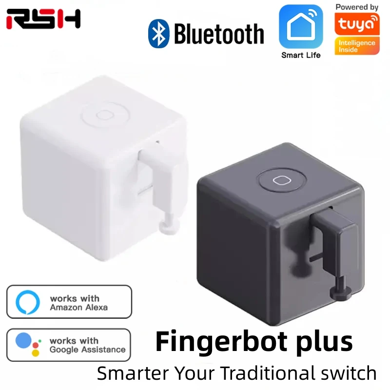 RSH-Smart-Bluetooth-Fingerbot-Switch-Button-Pusher-Robot-No-Wiring ...