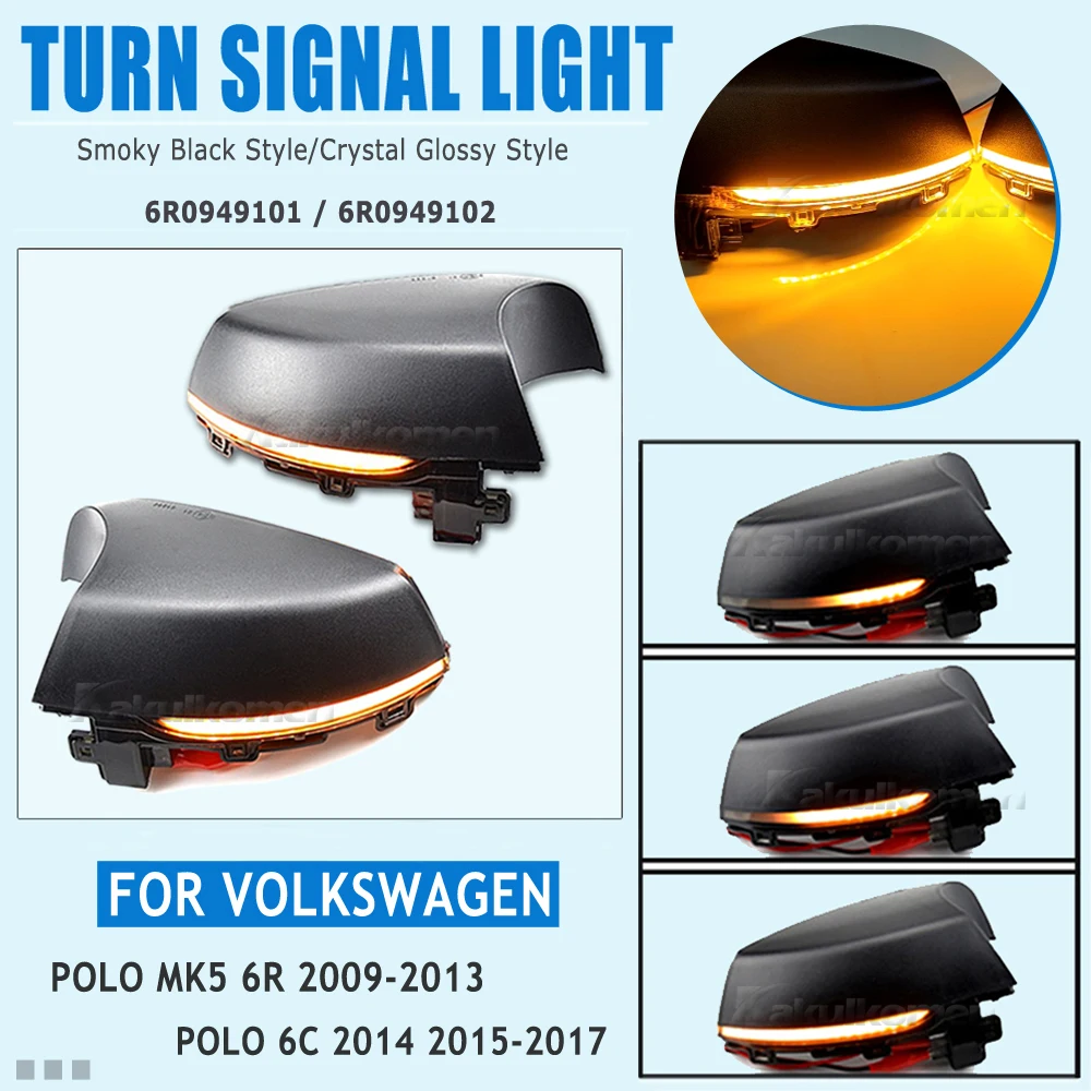2pcs-Side-Mirror-indicator-Dynamic-Sequential-Flowing-LED-Turn-Signal-Light-For-Volkswagen-VW ...