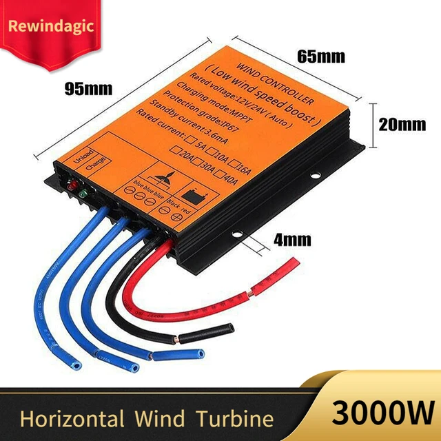 Factory Wind turbine MPPT Charge Controller 12v 24v AUTO 48V LOW WIND ...