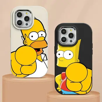 Funny The Simpsons Phone Case for Apple iPhone 15 Pro Max 13 14 13 Pro ...