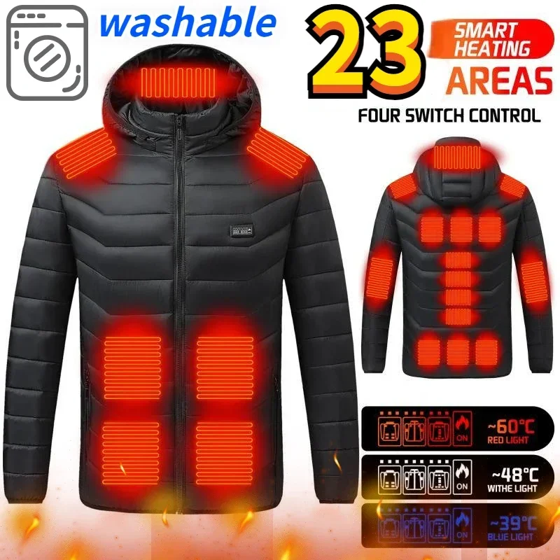 23-Areas-Heating-Jacket-Men-s-Winter-Usb-Smart-Heating-Parka-Self ...