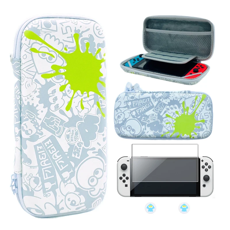For-Splatoon-3-Theme-Cover-Case-Switch-Storage-Carry-Bag-Accessories ...